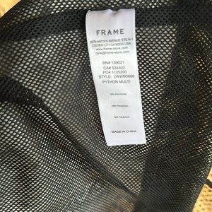 Frame Denim | Jackets & Coats | Frame Python Print Trench Coat Jacket ...